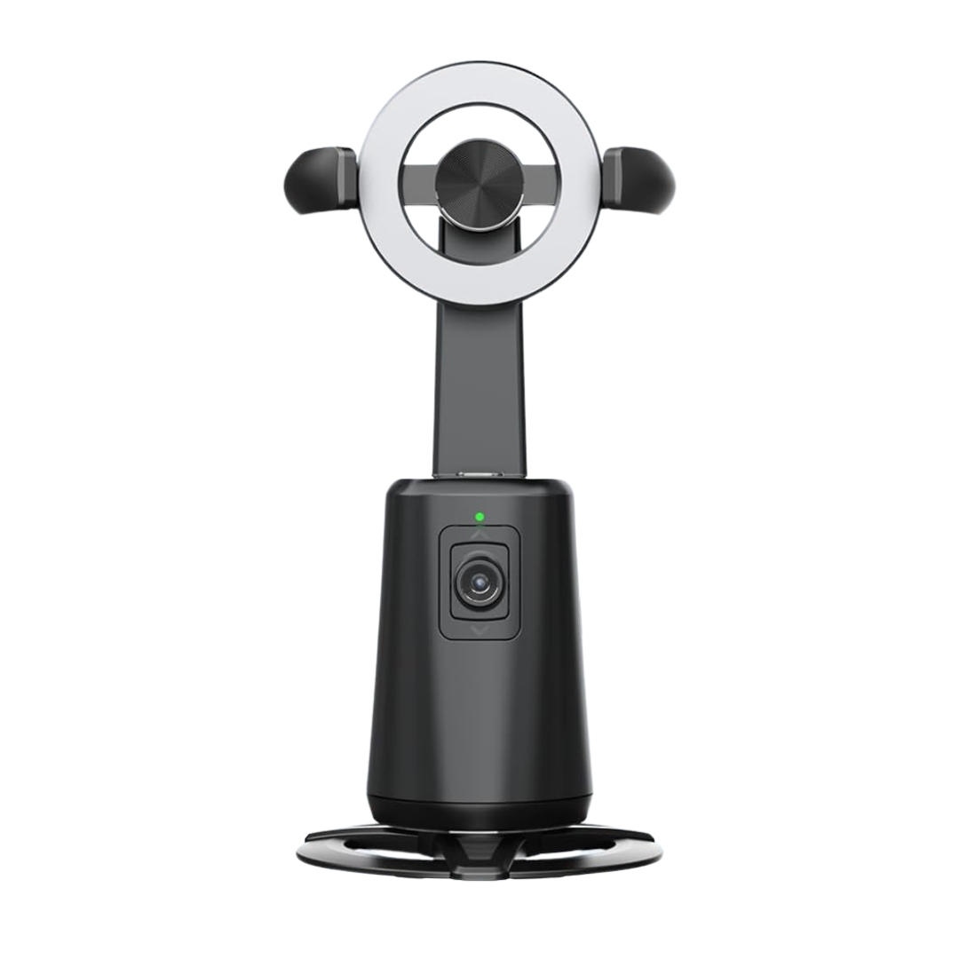 Auto Face Tracking Tripod Phone Holder with 360° Rotation - MakeoverIdea